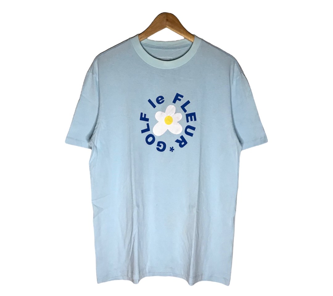 Converse x Golf Le Fluer Blue Tee on Carousell