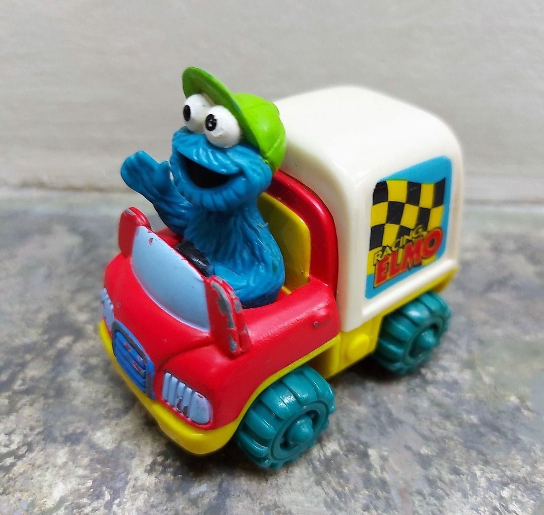 COOKIE MONSTER'S CARGO VAN - 1997 Matchbox Tyco Sesame Street Around ...