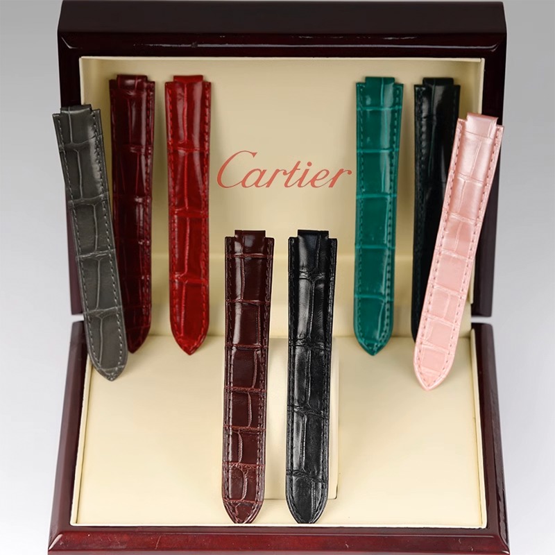 Custom Cartier Alligator Leather Watch Strap, Luxury, Watches on Carousell
