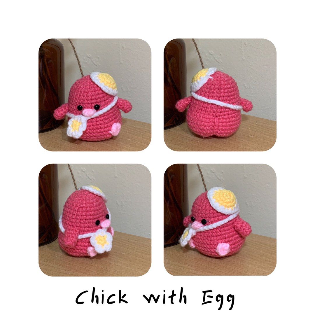 Customised Crochets - chick/sausage lips/cabbage dog/dinosaurs, Hobbies ...