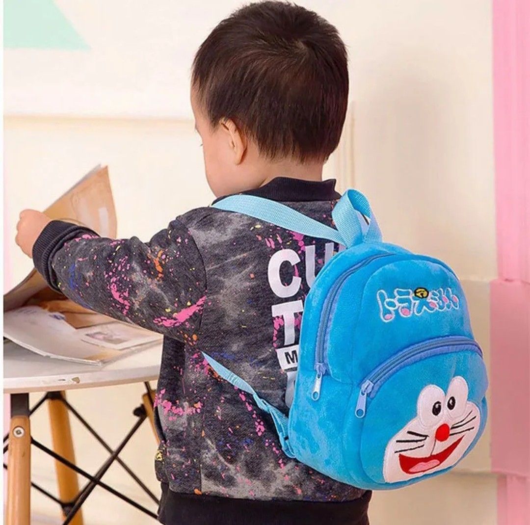 Cute Cartoon Plush Toy Bag Mini Kindergarten Backpack Toddler Kids ...
