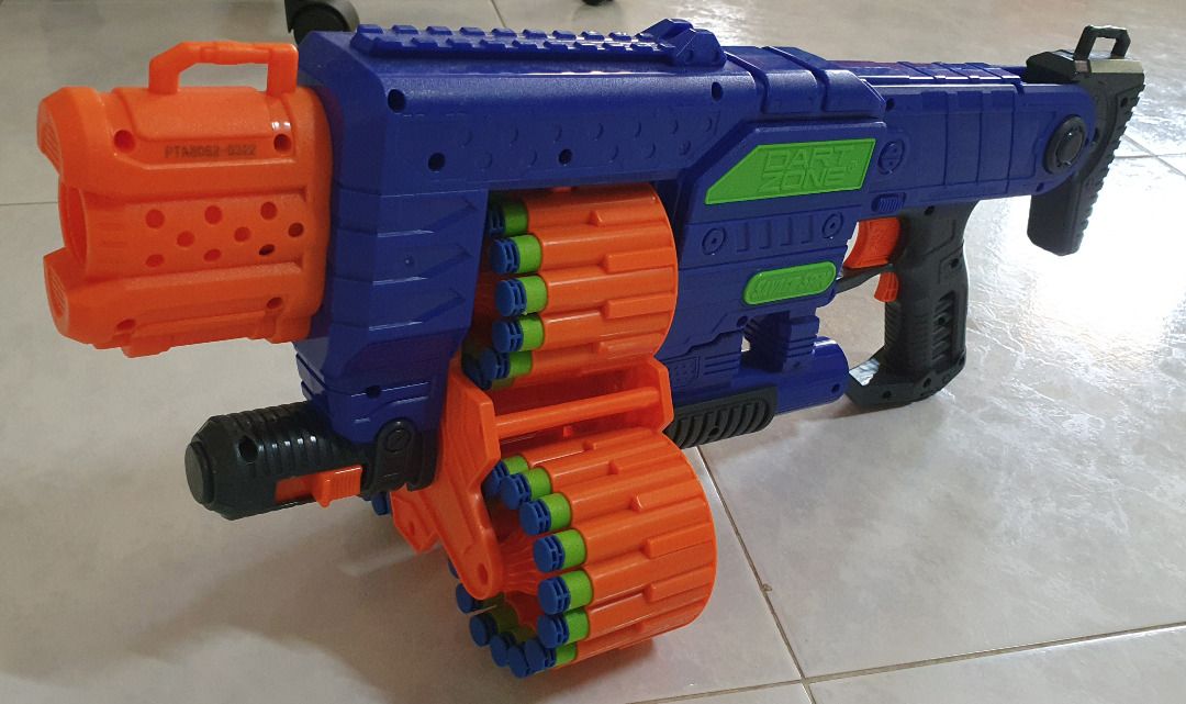 DART ZONE Savage Spin / NERF / Toy Gun, Hobbies & Toys, Toys & Games on Carousell