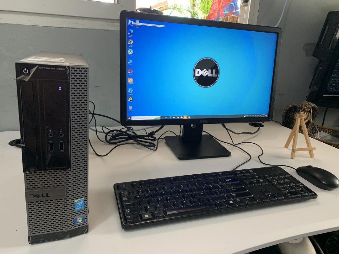DELL COMPUTER SET OptiPlex 3020 Slim Type i5 4th Gen. 8GB 500HDD with ...