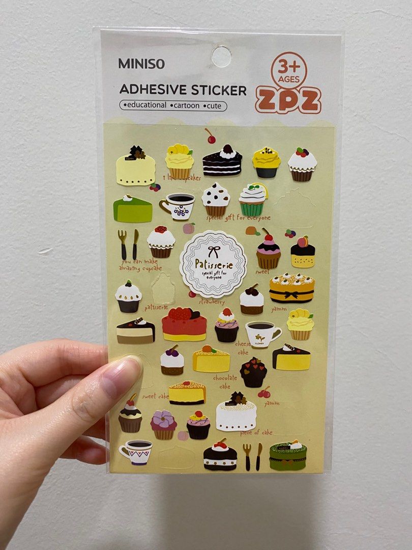 Desserts sticker from Miniso, Hobbies & Toys, Stationery & Craft, Craft ...