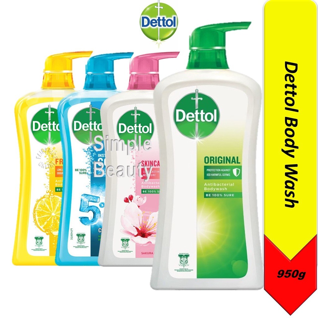Dettol Antibacterial Body Wash / Shower Gel, 950ml SB0641, Beauty ...