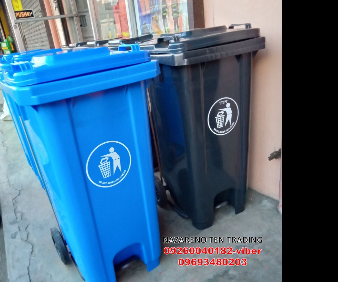 DUST BIN 120Liters basurahan, Furniture & Home Living, Cleaning ...