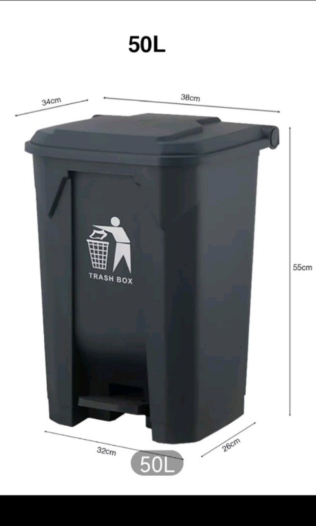 Dustbin for Commercial big size, 50 litre, lightly used, dust bin ...