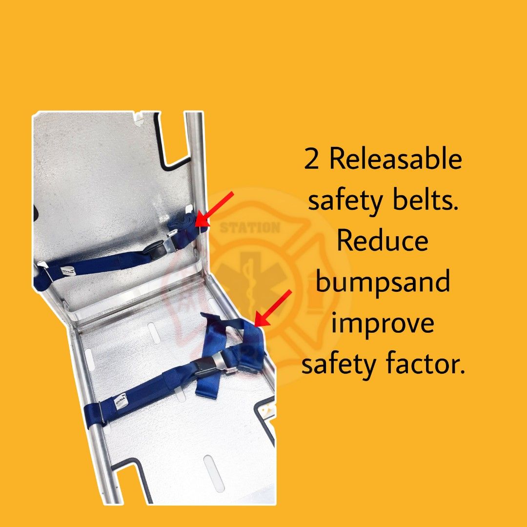 Dynamed Folding Aluminum Spine Board Model-PT742, Health & Nutrition ...