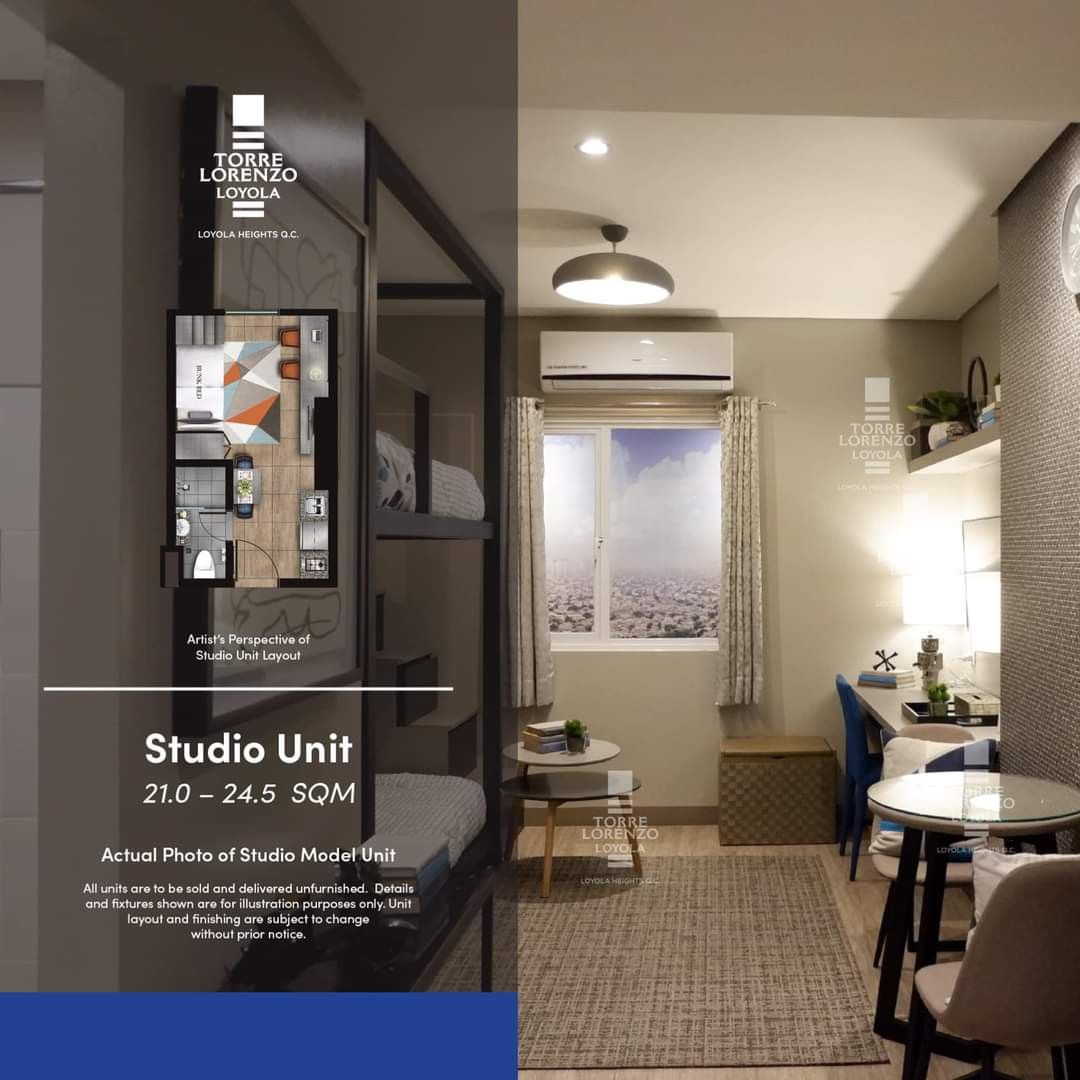 EARLY MOVE IN PROMO STUDIO UNIT IN TORRE LOYOLA KATIPUNAN in front of Ateneo on Carousell