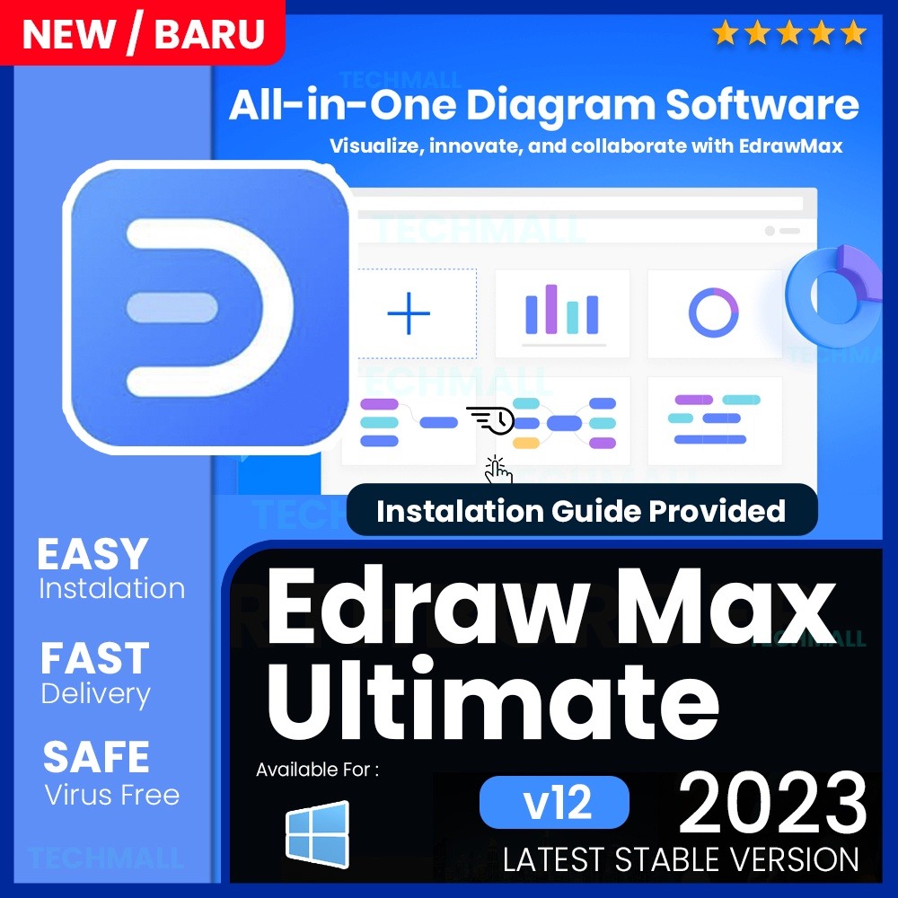 Edraw Max Ultimate12.5.2 with Video Guide, Computers & Tech, Parts ...