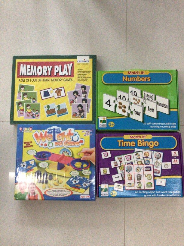 Educational Puzzles & Memory Games (bundle), Hobbies & Toys, Toys ...
