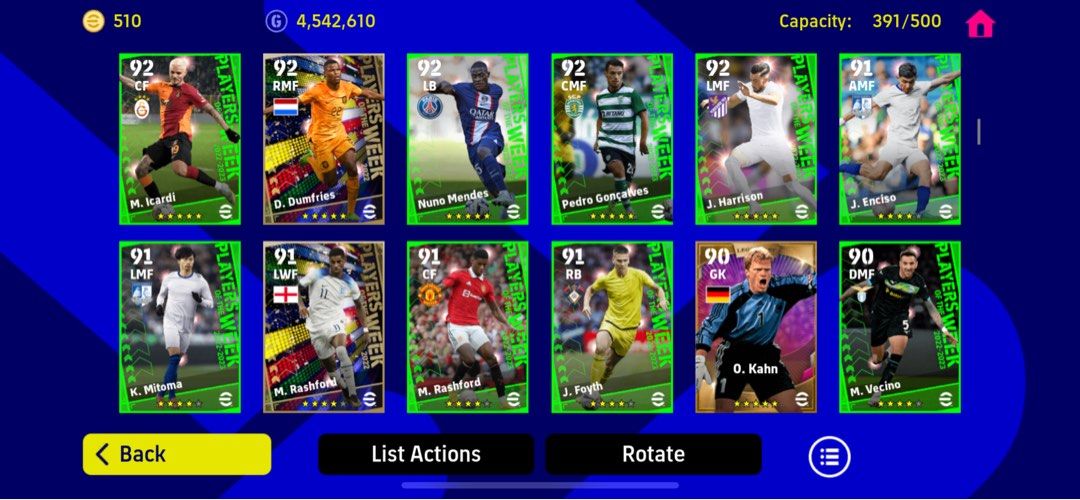 EFootball Pes Account Stacked, Video Gaming, Gaming Accessories, In ...