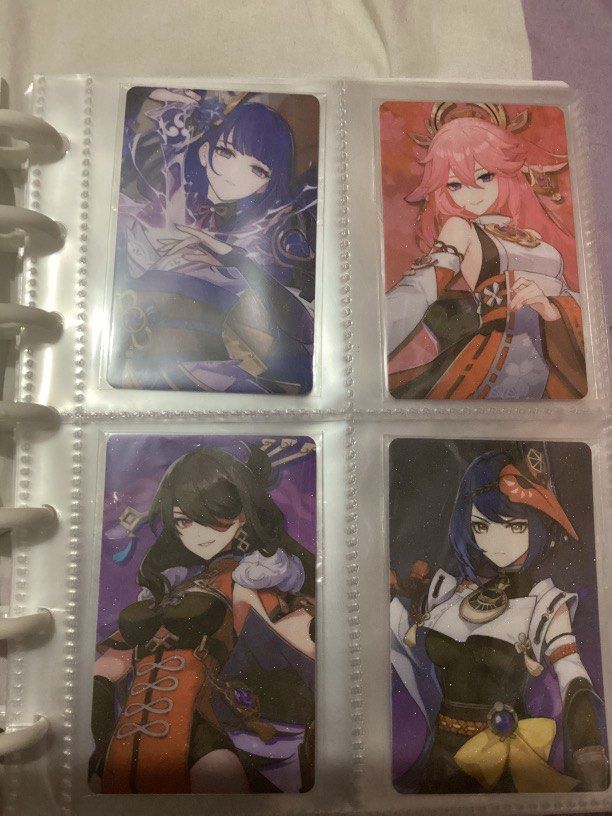 Electro Genshin Character Photo card on Carousell