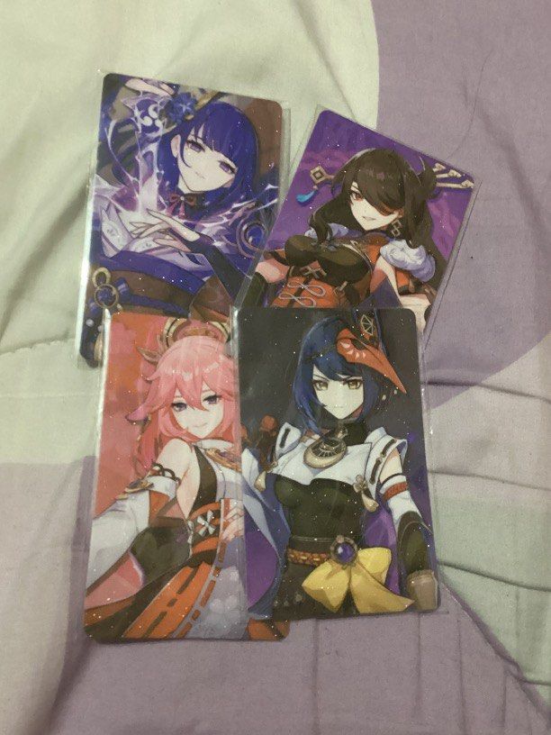 Electro Genshin Character Photo card on Carousell