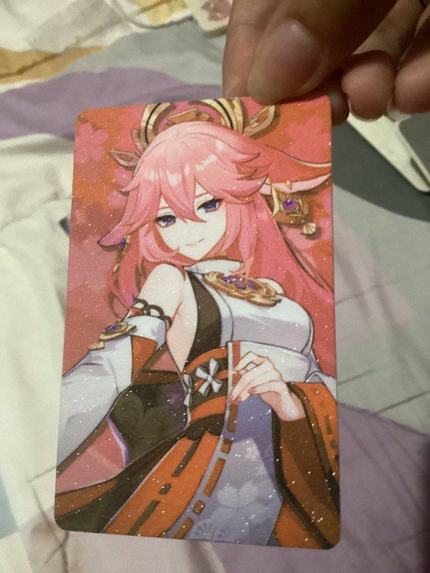 Electro Genshin Character Photo card on Carousell
