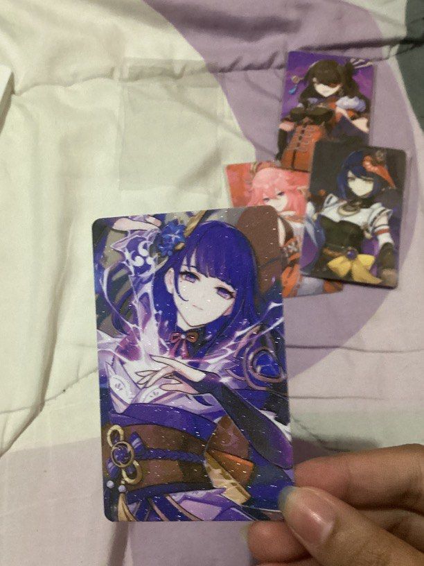 Electro Genshin Character Photo card on Carousell