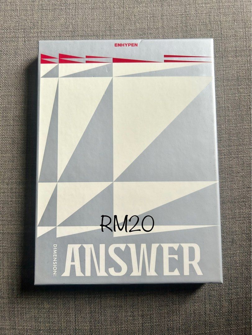 ENHYPEN DIMENSION:ANSWER (NO VER.), Hobbies & Toys, Collectibles ...