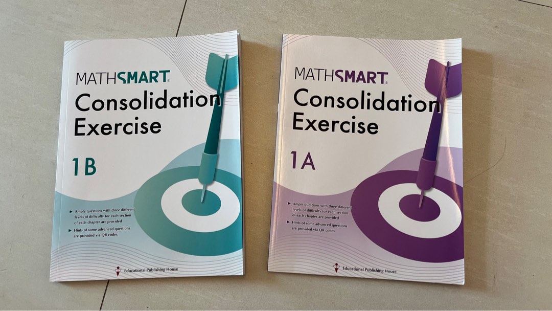 F1 mathematics - Mathsmart consolodation exercise 1A and 1B, 興趣及遊戲, 書本 & 文具, 書本及雜誌 - 補充練習 ...