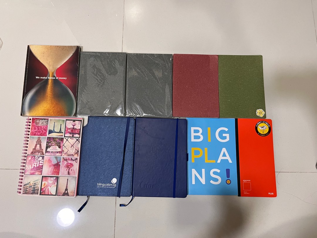 [FREE] Variety of notebooks to bless, Everything Else on Carousell