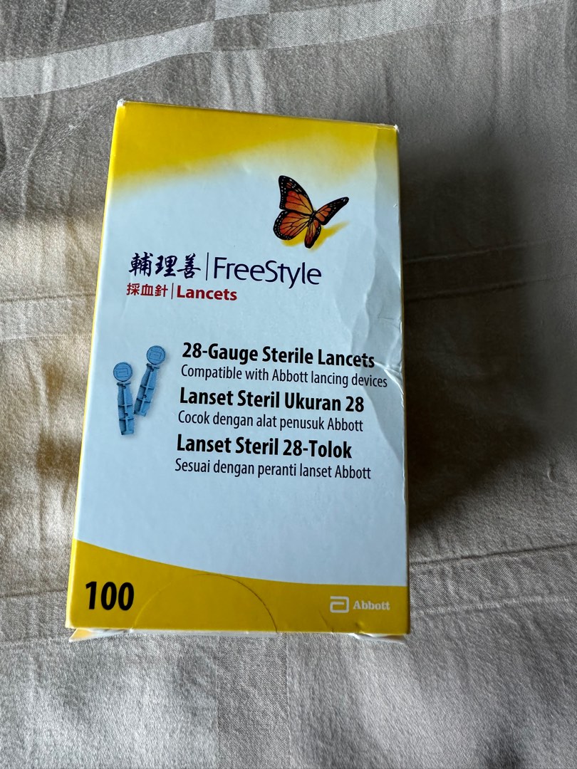 FreeStyle Sterile Lancets (Half a box), Health & Nutrition, Medical ...