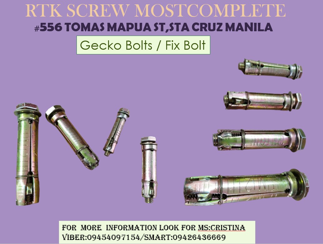 Gecko Bolts / Fix Bolt on Carousell