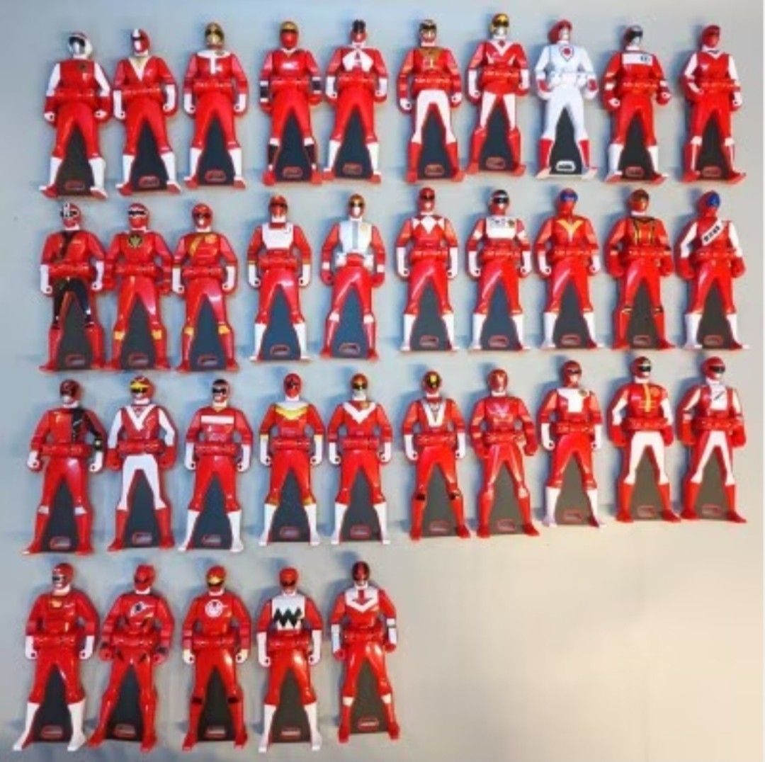 Gokaiger 35 Red Rangers Memorial Ranger Keys, Hobbies & Toys, Toys ...