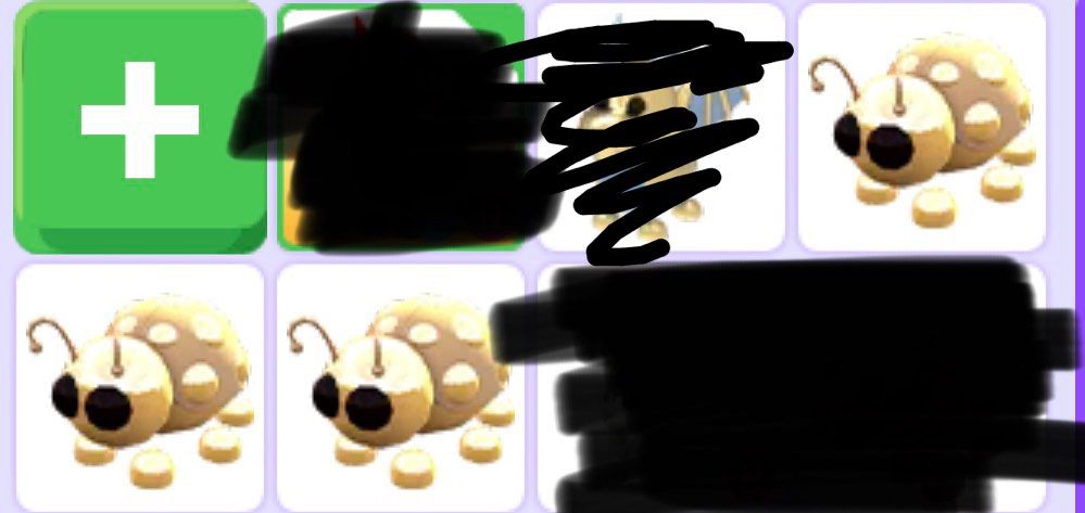 golden ladybug adopt me, 電子遊戲, 遊戲機配件, 遊戲週邊商品 - Carousell