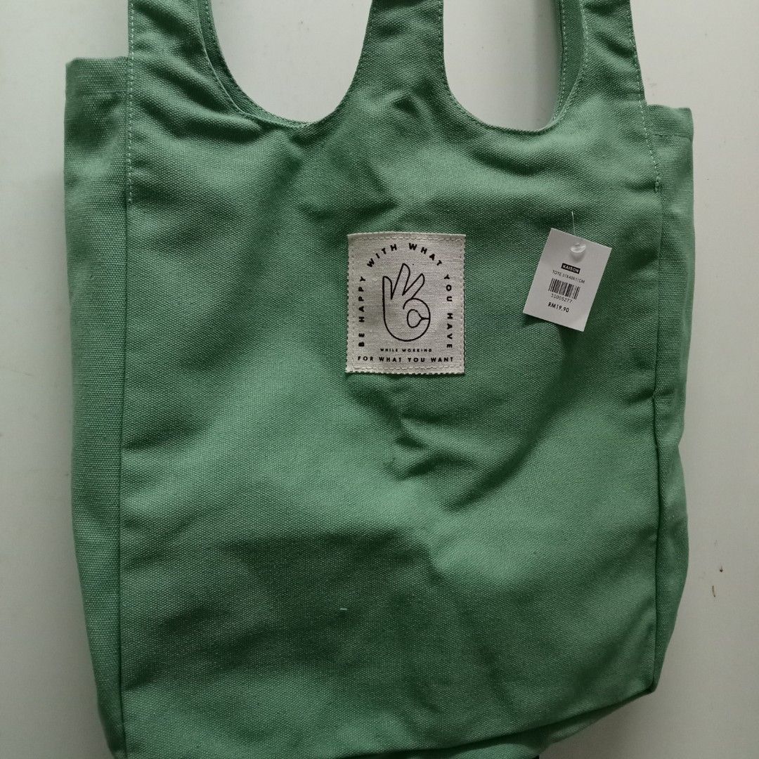 Green Kaison totebag, Women's Fashion, Bags & Wallets, Tote Bags on ...