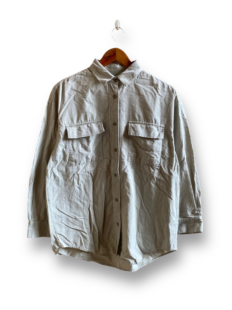 GU Soft Corduroy L/S on Carousell