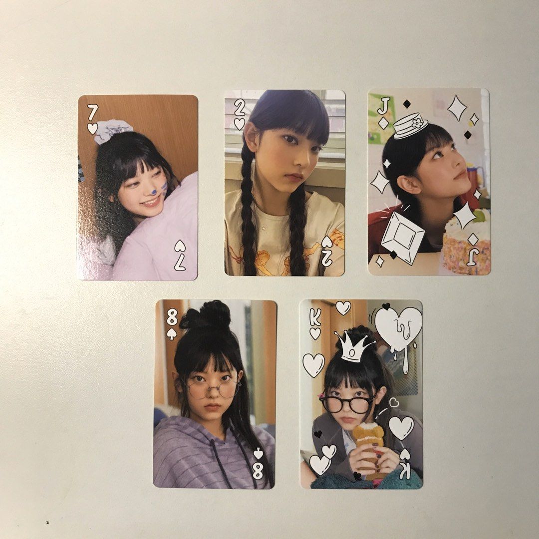 Haerin sg23 playing cards photocard set on Carousell