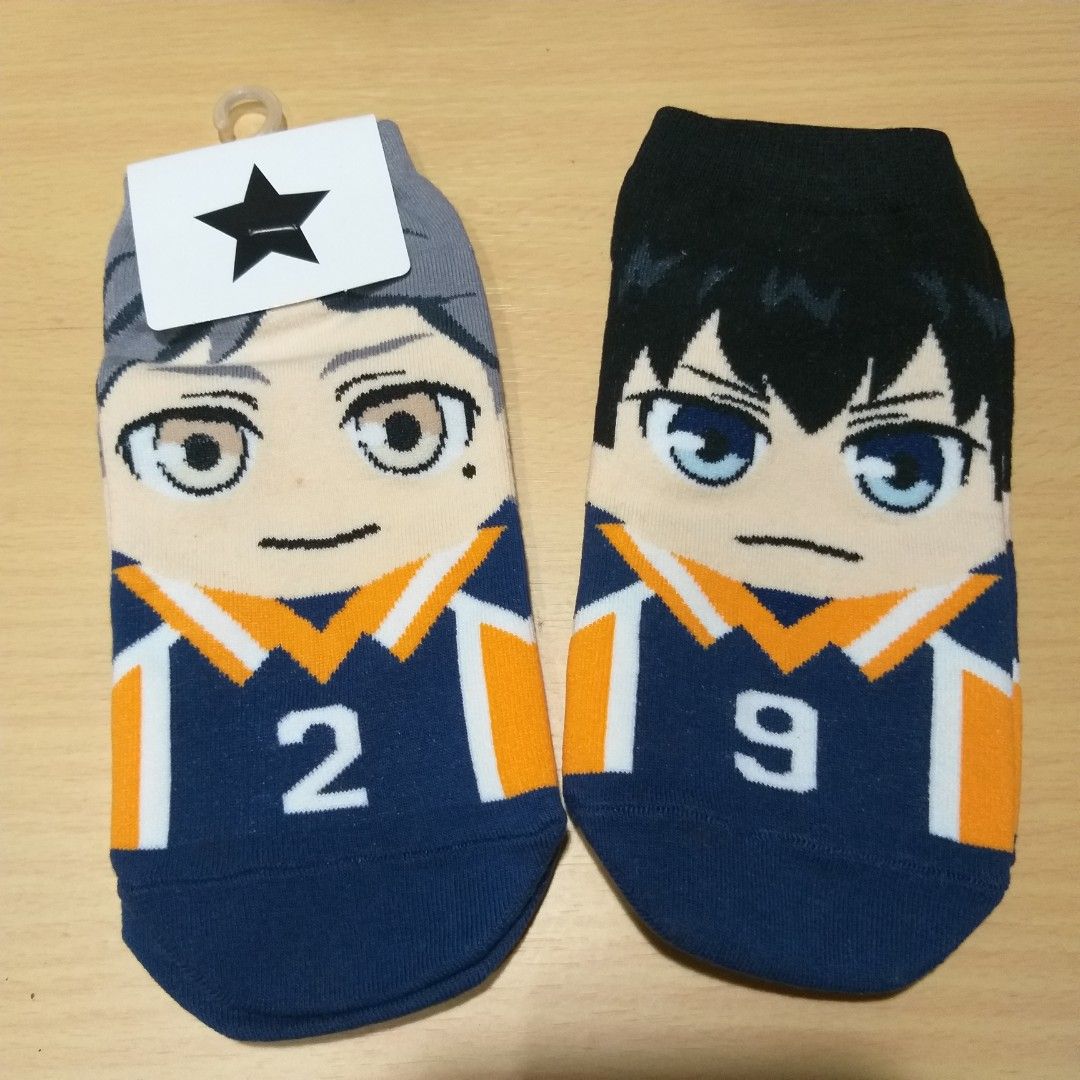 Haikyuu!! Sugawara & Kageyama Socks on Carousell
