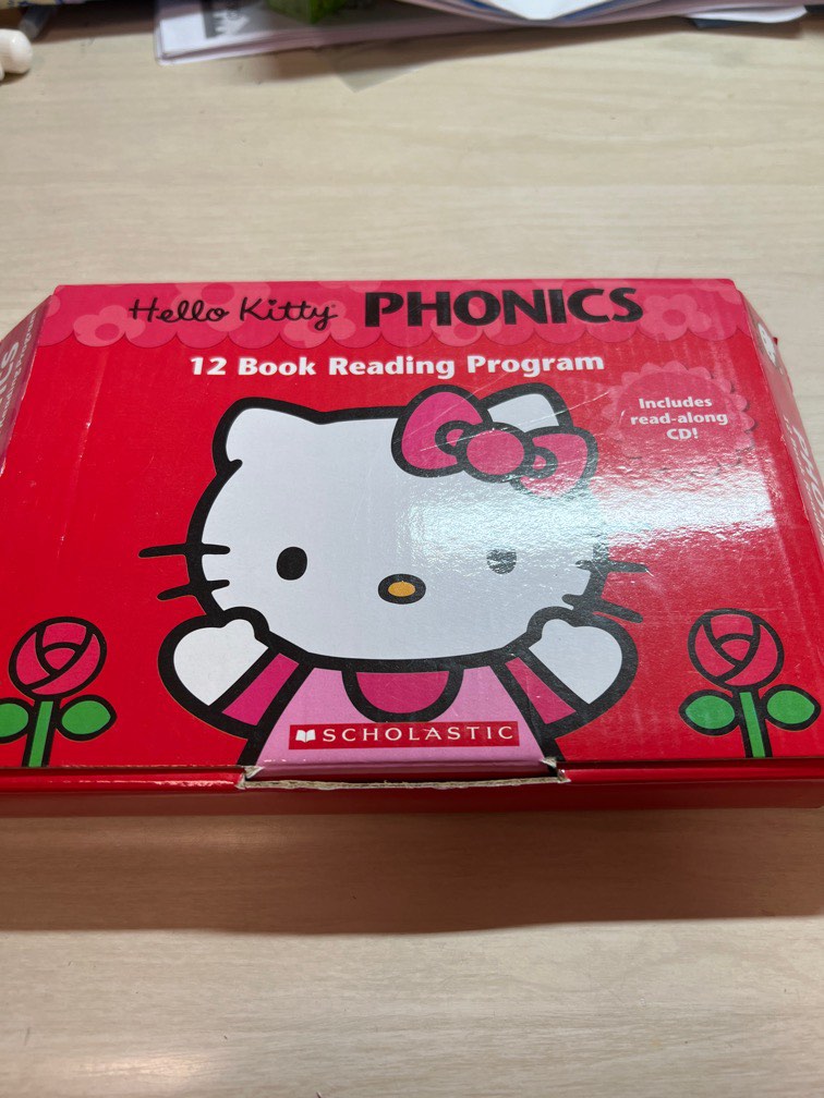 Hello Kitty Phonics (12 books), 興趣及遊戲, 書本 & 文具, 小說 & 故事書 - Carousell