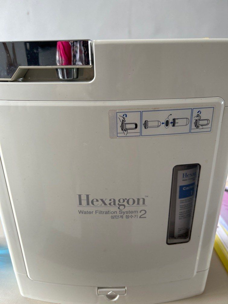 Hexagon water filtration system 2, Furniture & Home Living, Kitchenware ...