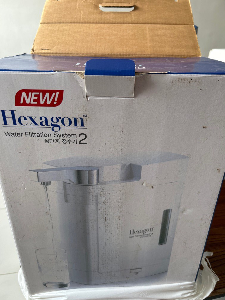 Hexagon water filtration system 2, Furniture & Home Living, Kitchenware ...