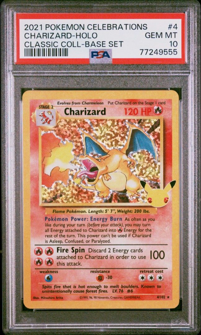 Holo-Bleed Set - PSA 10 Charizard Blastoise Venasaur, Hobbies & Toys ...