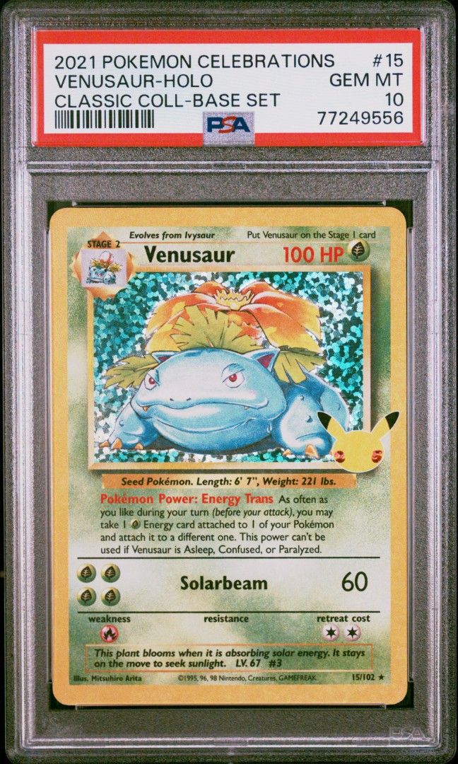 Holo-Bleed Set - PSA 10 Charizard Blastoise Venasaur, Hobbies & Toys ...