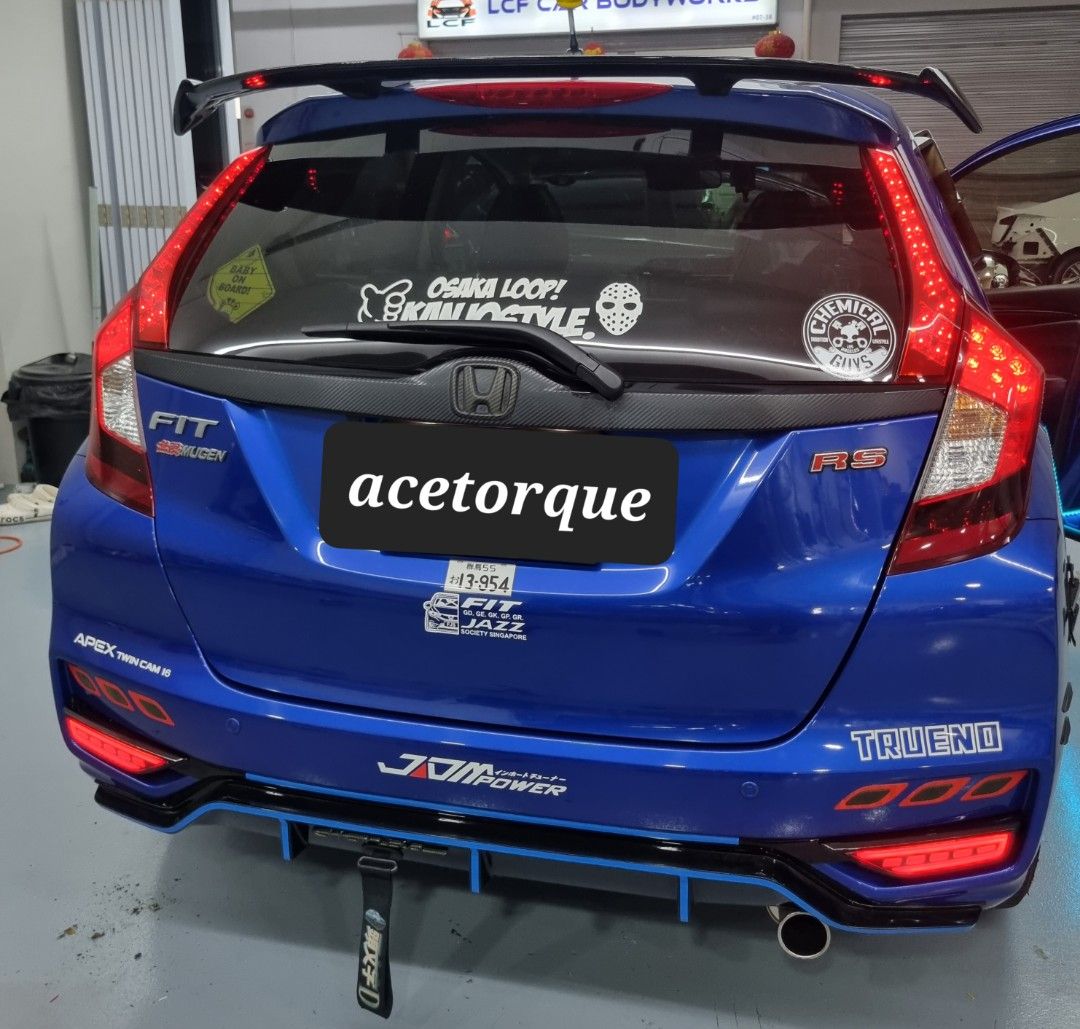 Honda Fit Jazz GK3 GP5 Accessories Front Lip Side Skirts Rear diffusers ...