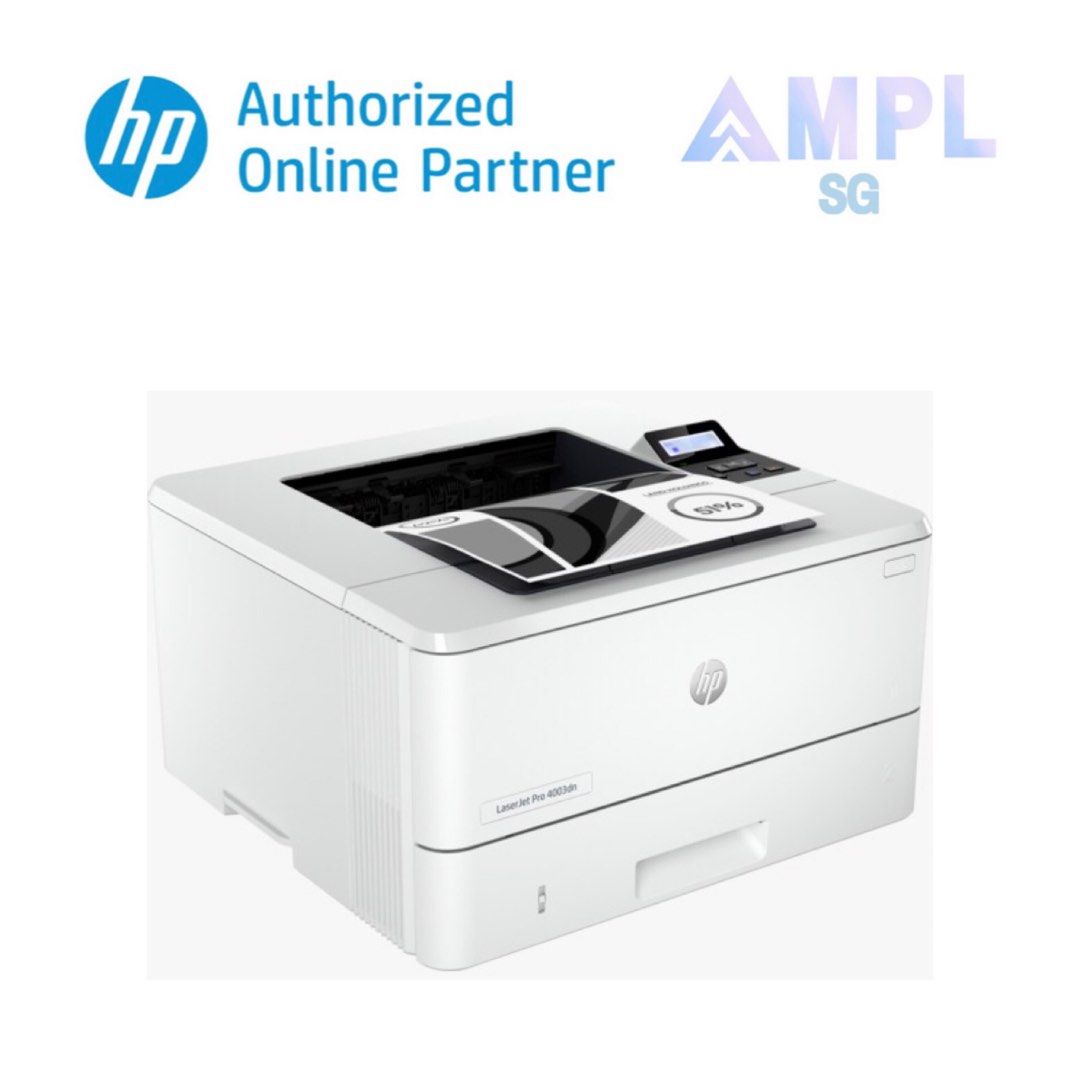 HP LaserJet Pro 4003dn Printer | Print,Duplex | USB, Ethernet | A4 Black and White Laser Printer ...