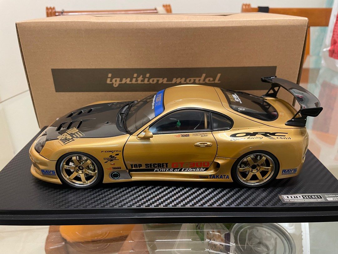 Ignition model 1/18 top secret supra a80 a90 max orido pandem lb works ...