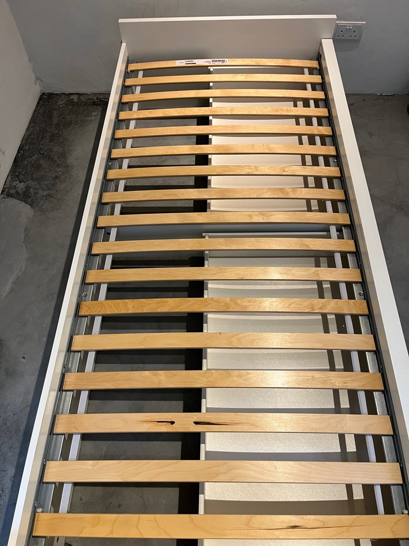 Ikea bed frame with pull out storage, Furniture & Home Living ...