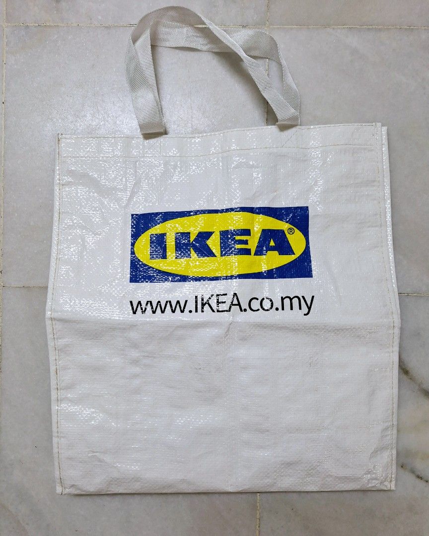 IKEA MISPRINT REUSABLE BAG, Furniture & Home Living, Home Improvement ...
