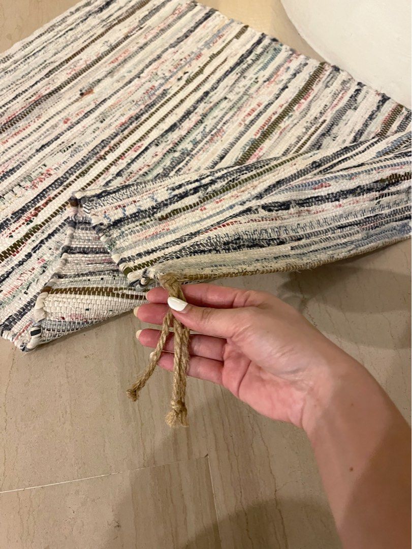 IKEA Tanum Blue Rug, Furniture & Home Living, Home Decor, Carpets, Mats ...