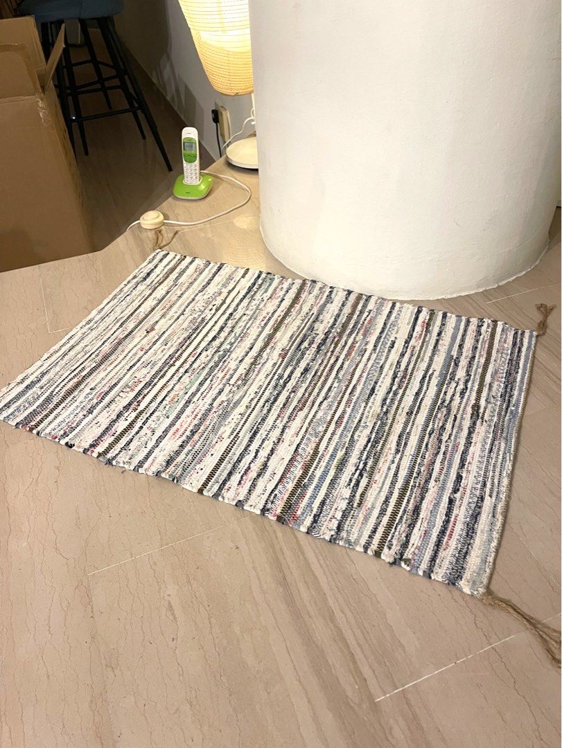 IKEA Tanum Blue Rug, Furniture & Home Living, Home Decor, Carpets, Mats ...