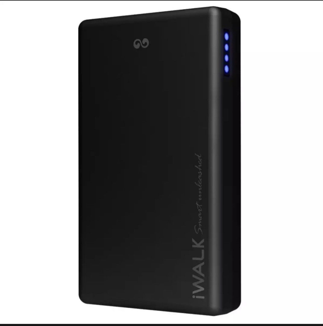Original iwalk black Dual USB supreme power bank 13000 duo 13000 mAh ...