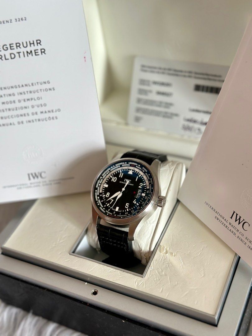 Iwc worldtimer, Men's Fashion, Watches & Accessories, Watches on Carousell