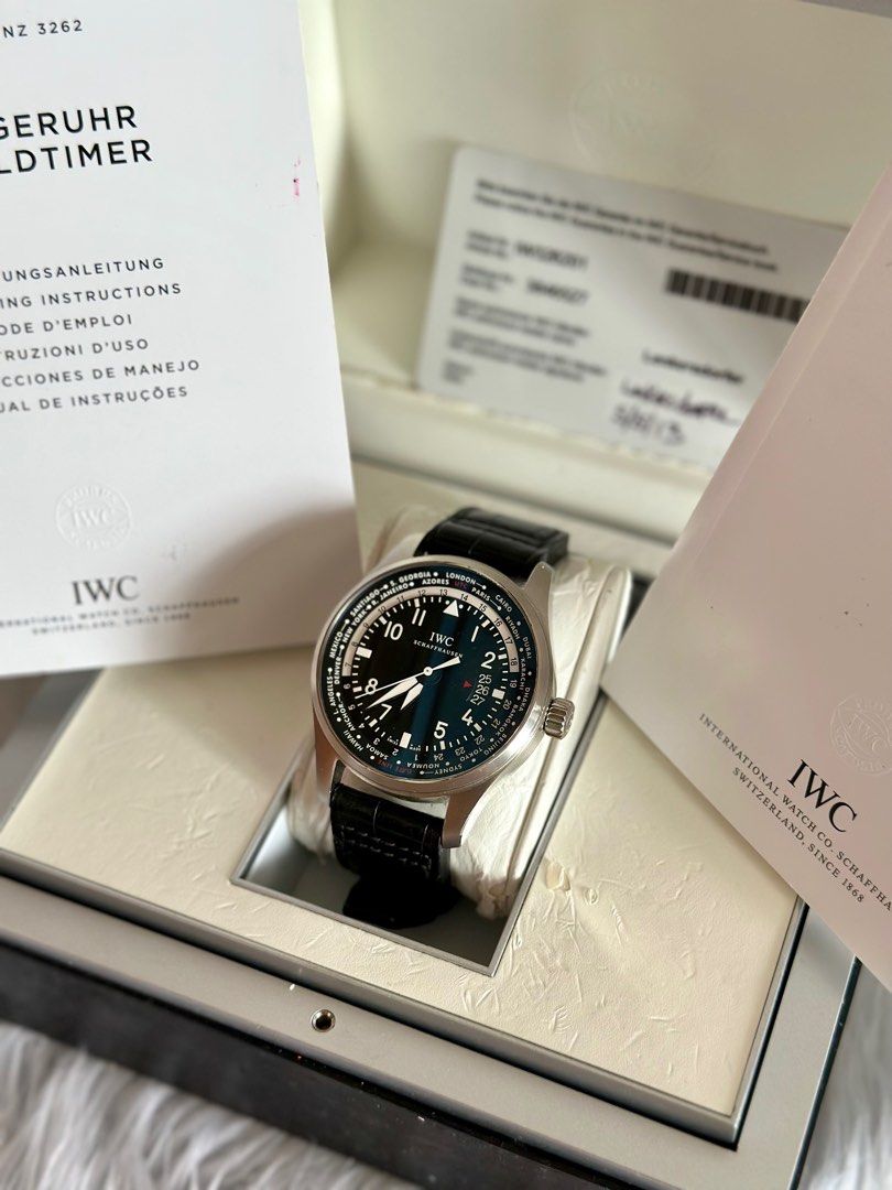 Iwc worldtimer, Men's Fashion, Watches & Accessories, Watches on Carousell