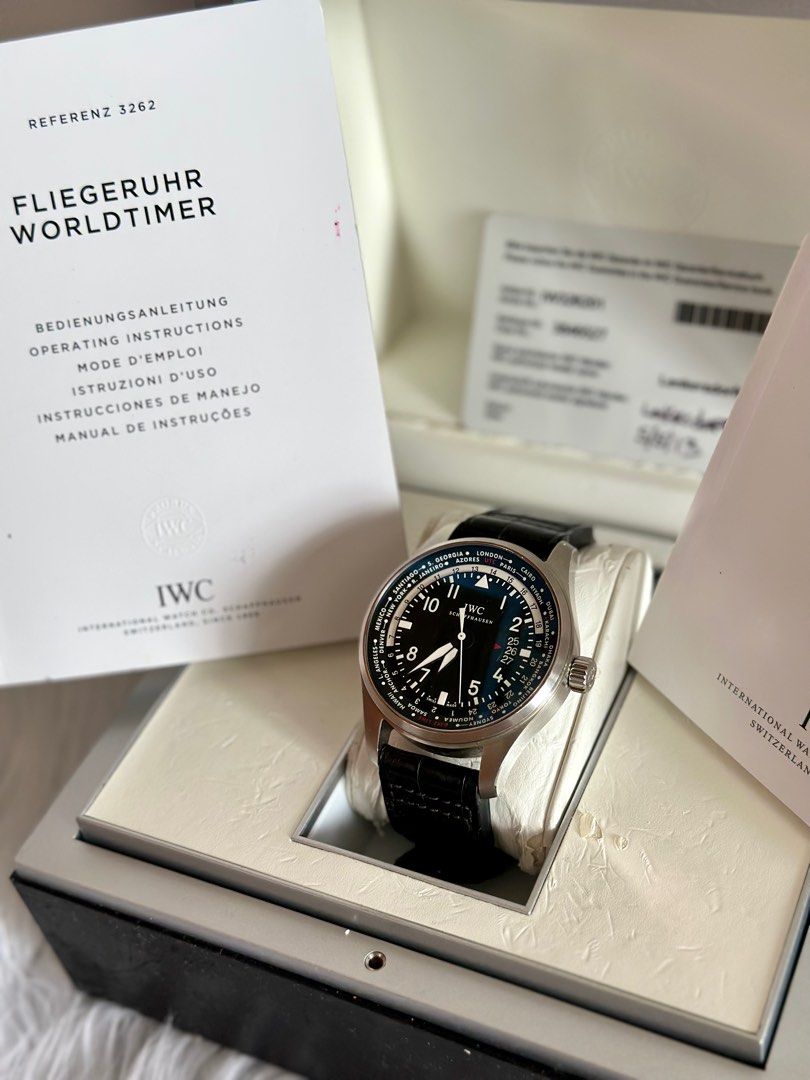 Iwc worldtimer, Men's Fashion, Watches & Accessories, Watches on Carousell
