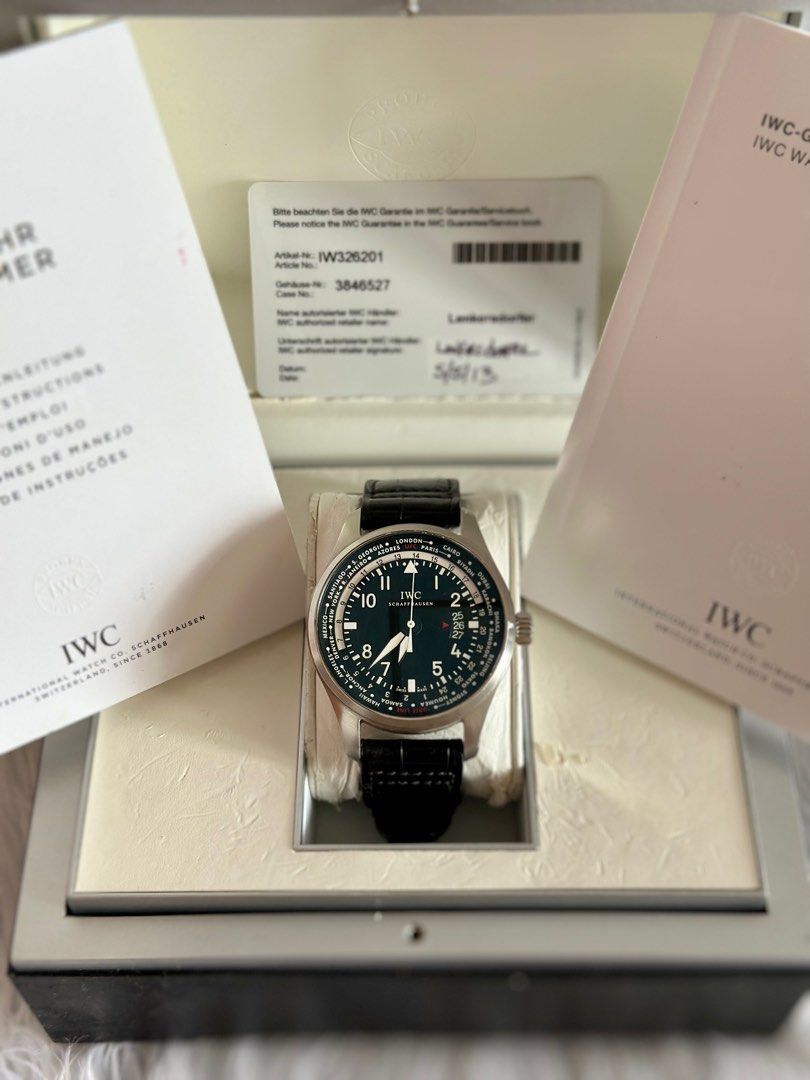 Iwc worldtimer, Men's Fashion, Watches & Accessories, Watches on Carousell