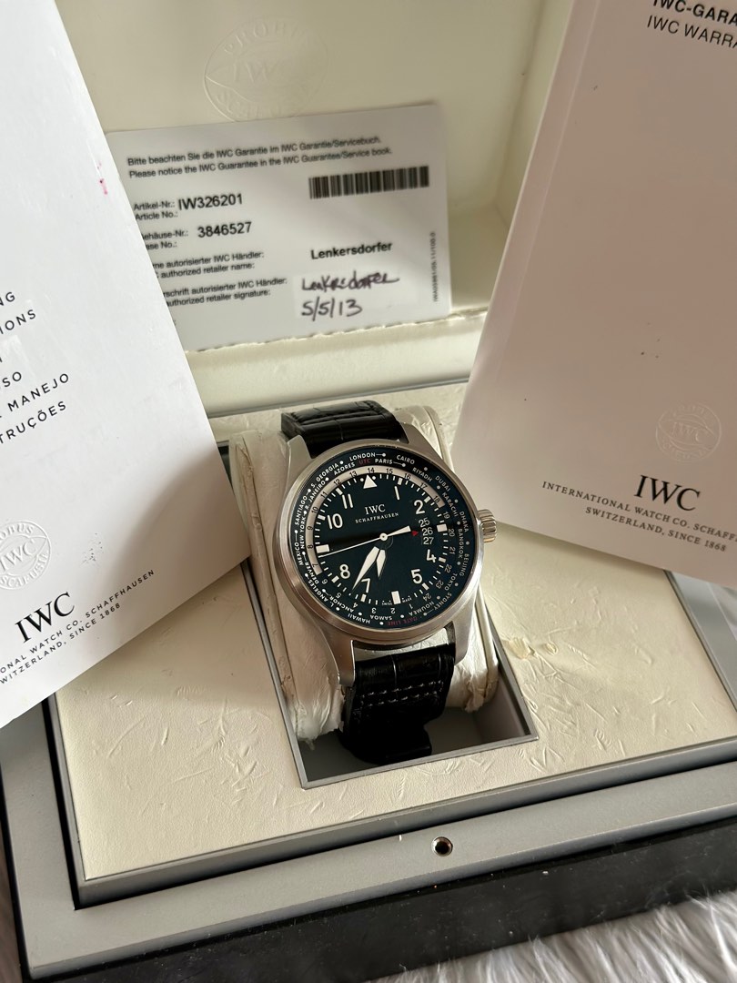 Iwc worldtimer, Men's Fashion, Watches & Accessories, Watches on Carousell
