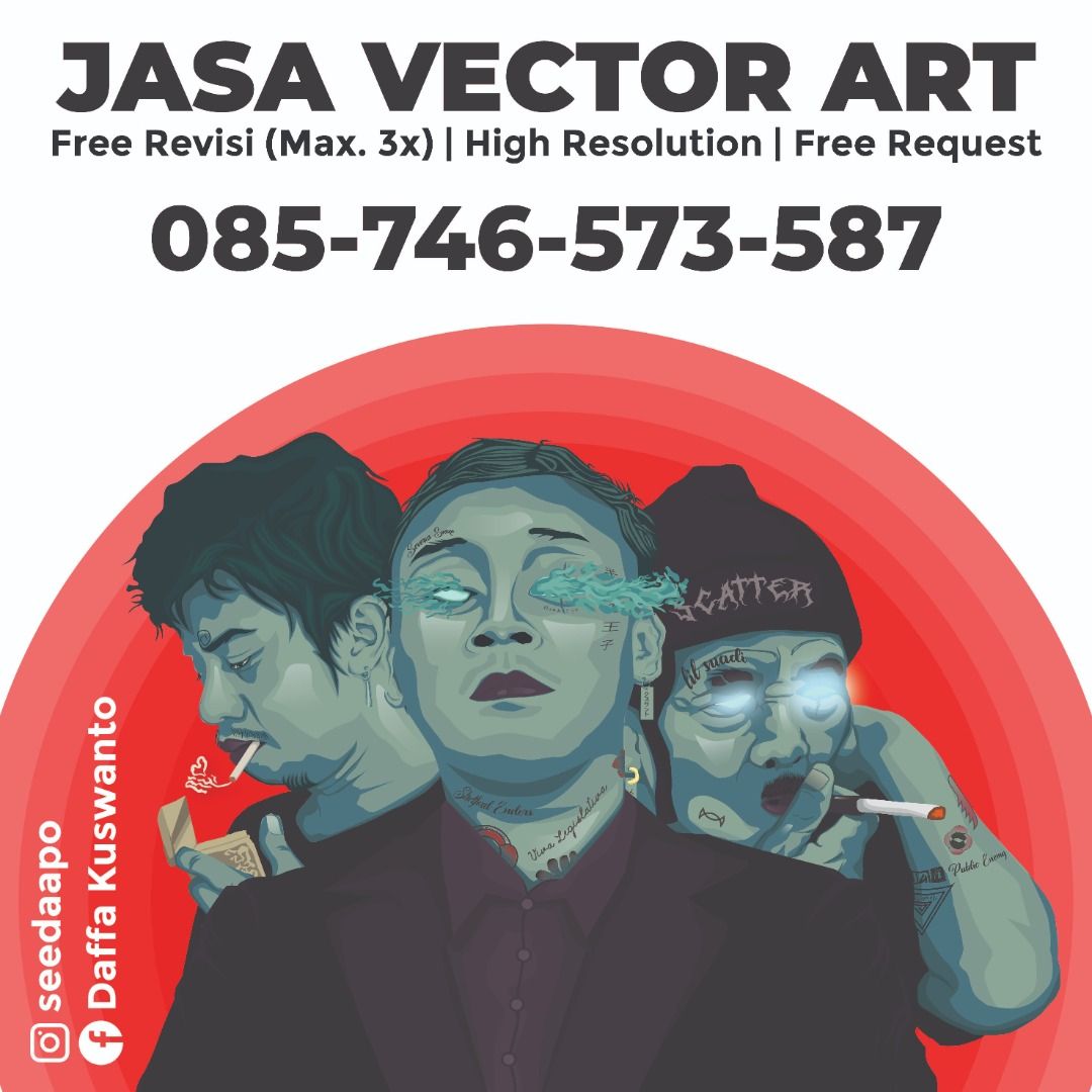 Jasa Vector Art desain grafis terbaik di indonesia, Hub 085-746-573-587 ...
